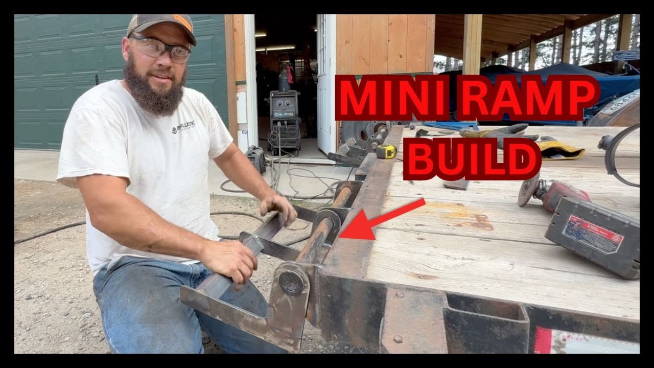 TRAILER MINI RAMP BUILD - YouTube