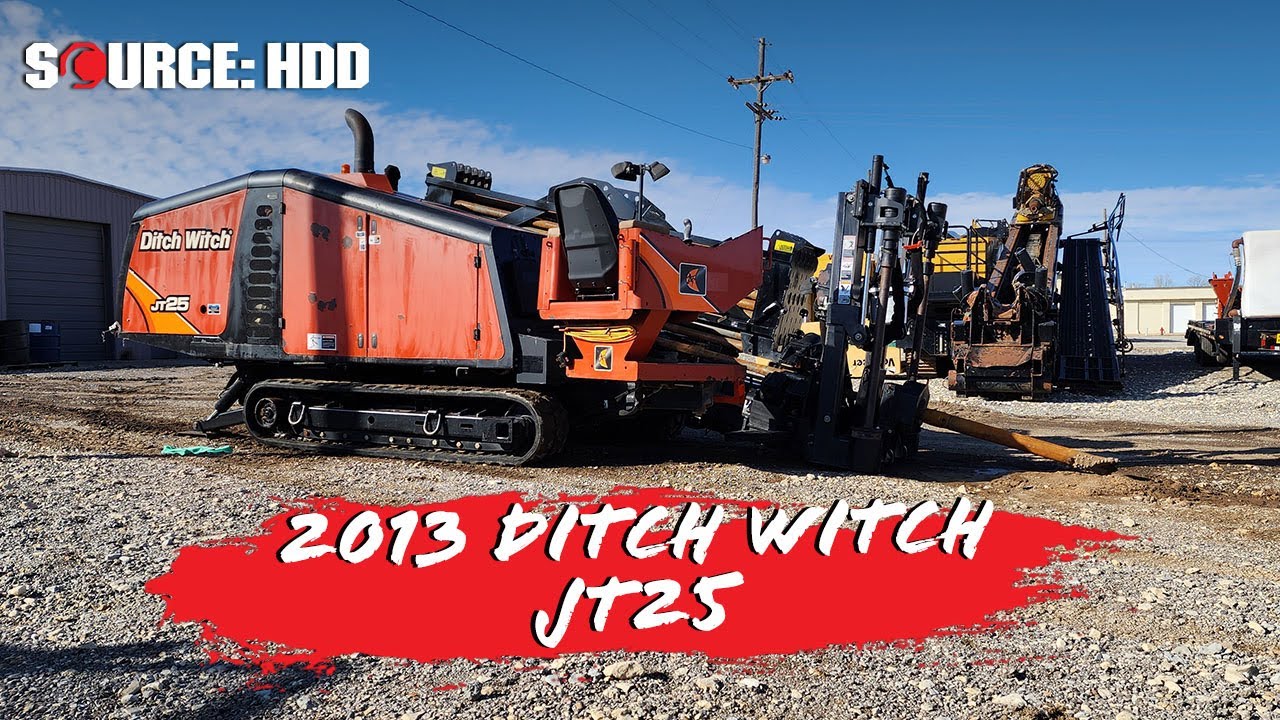 2013 Ditch Witch JT25 drill demo | SOURCE: HDD - YouTube