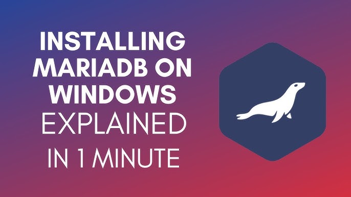 Instalacion De Mariadb En Windows 8 Youtube