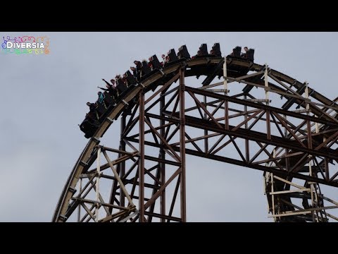 WILDFIRE ON-RIDE & OFF-RIDE HD POV - RMC WOODEN HYBRID COASTER AT ...