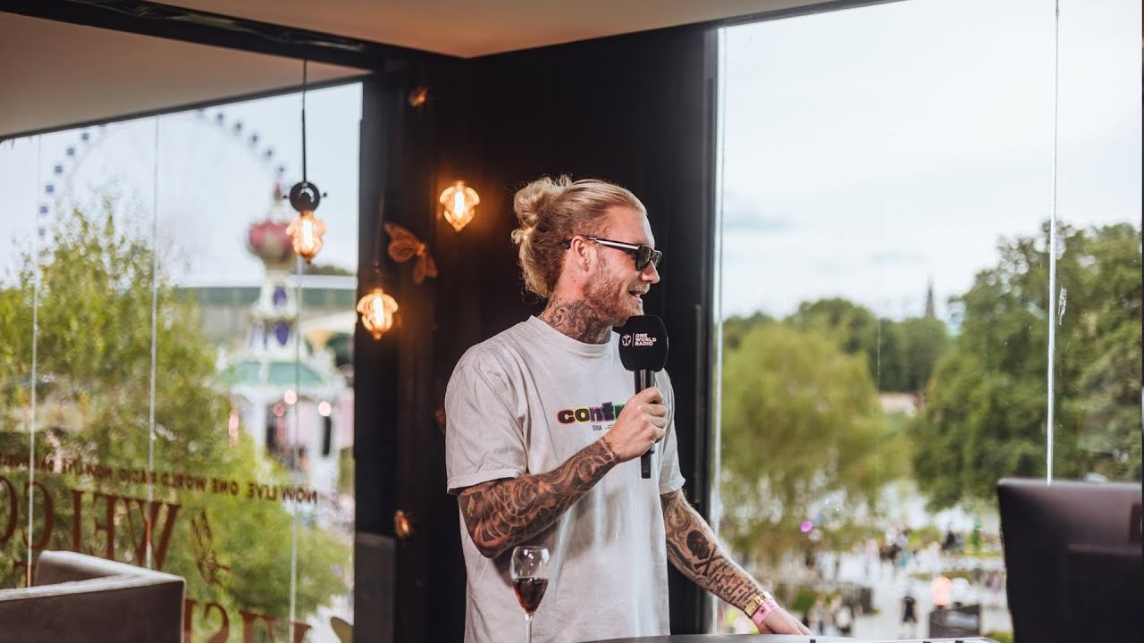 Morten at the One World Radio studio | Tomorrowland Belgium 2024 - YouTube
