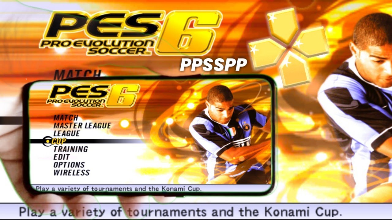 PES 6 PPSSPP ORIGINAL HD VERSION | BEST QUALITY | FULL LICENCE | SMOOTH ...