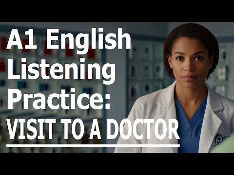 A1 English Listening Practice - Visit to a doctor - YouTube