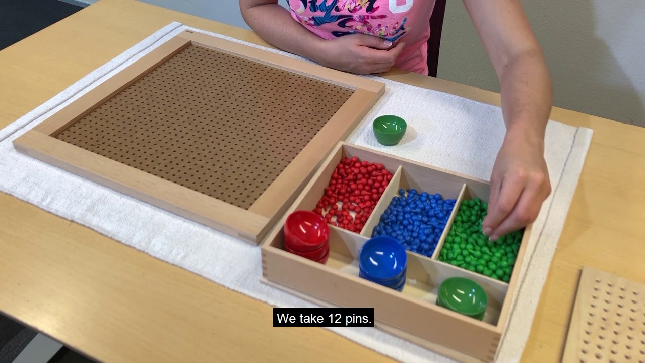 21. Perforated square root board- Materials (EN subtitles) Math-Ools ...