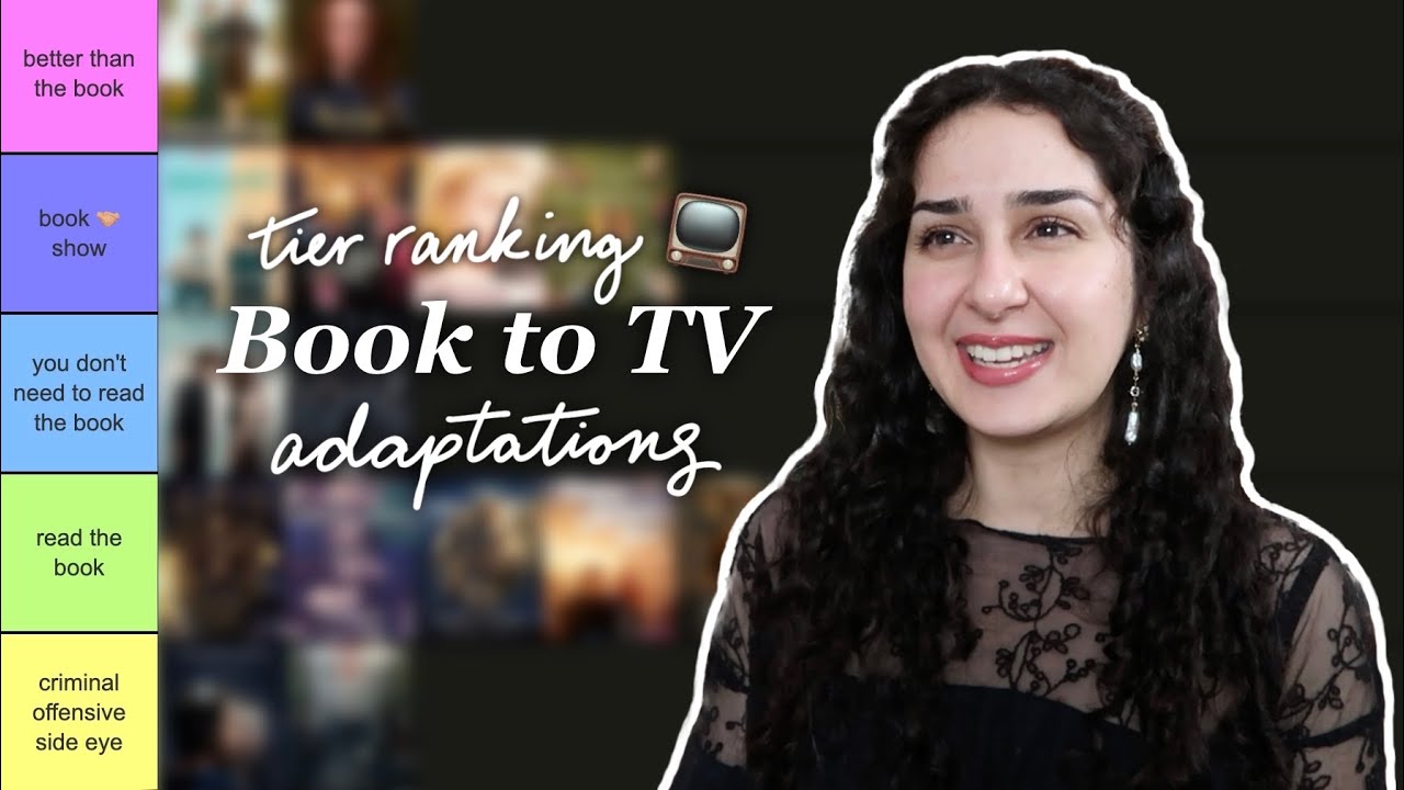 tier ranking every book to tv show adaptation i've seen 📺 - YouTube