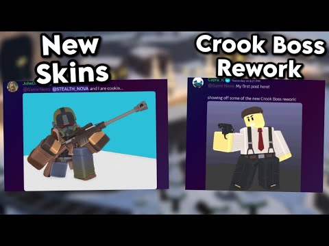 New Crook Boss rework and New Skins leaks! | Tower Defense Simulator ...