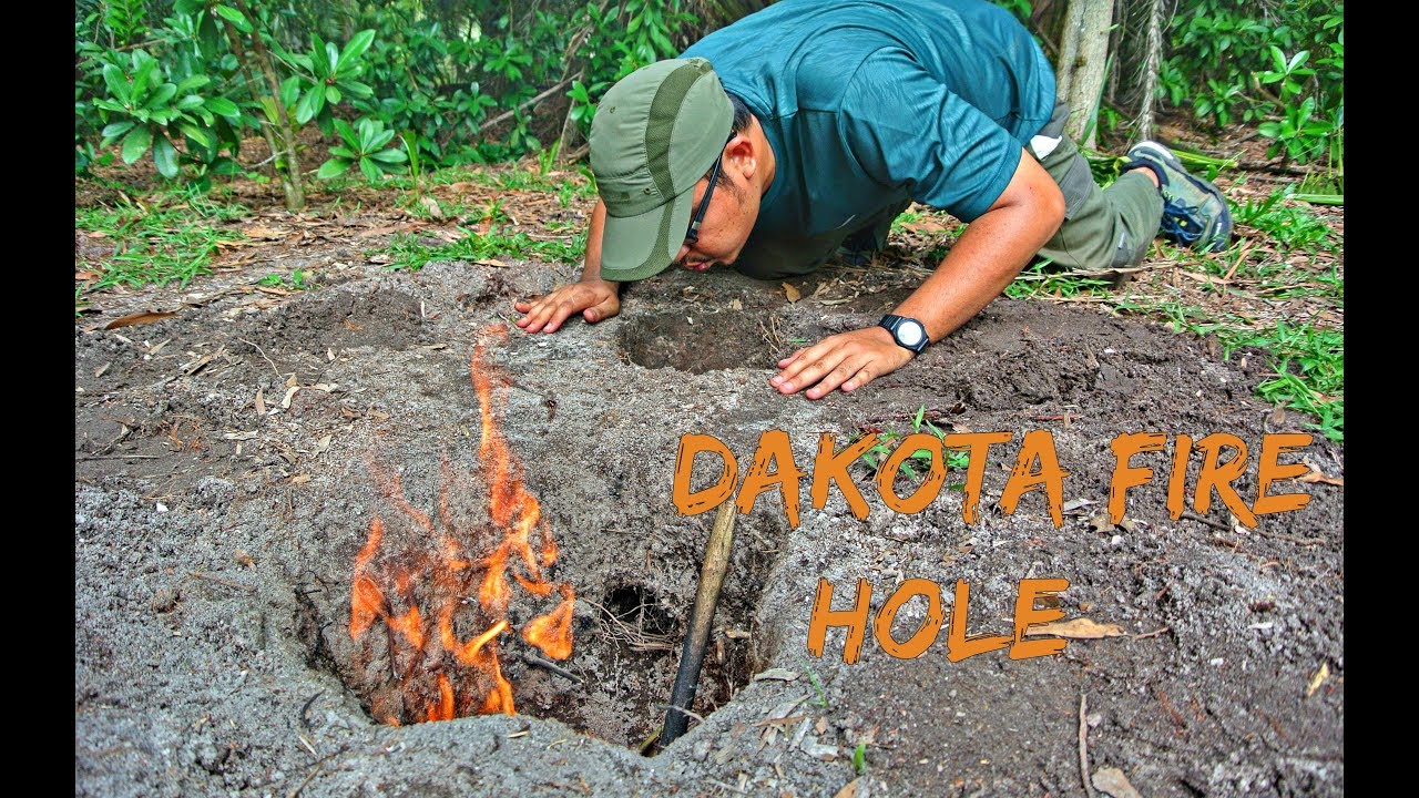 Bushcraft Fire - The Dakota Fire Hole - YouTube