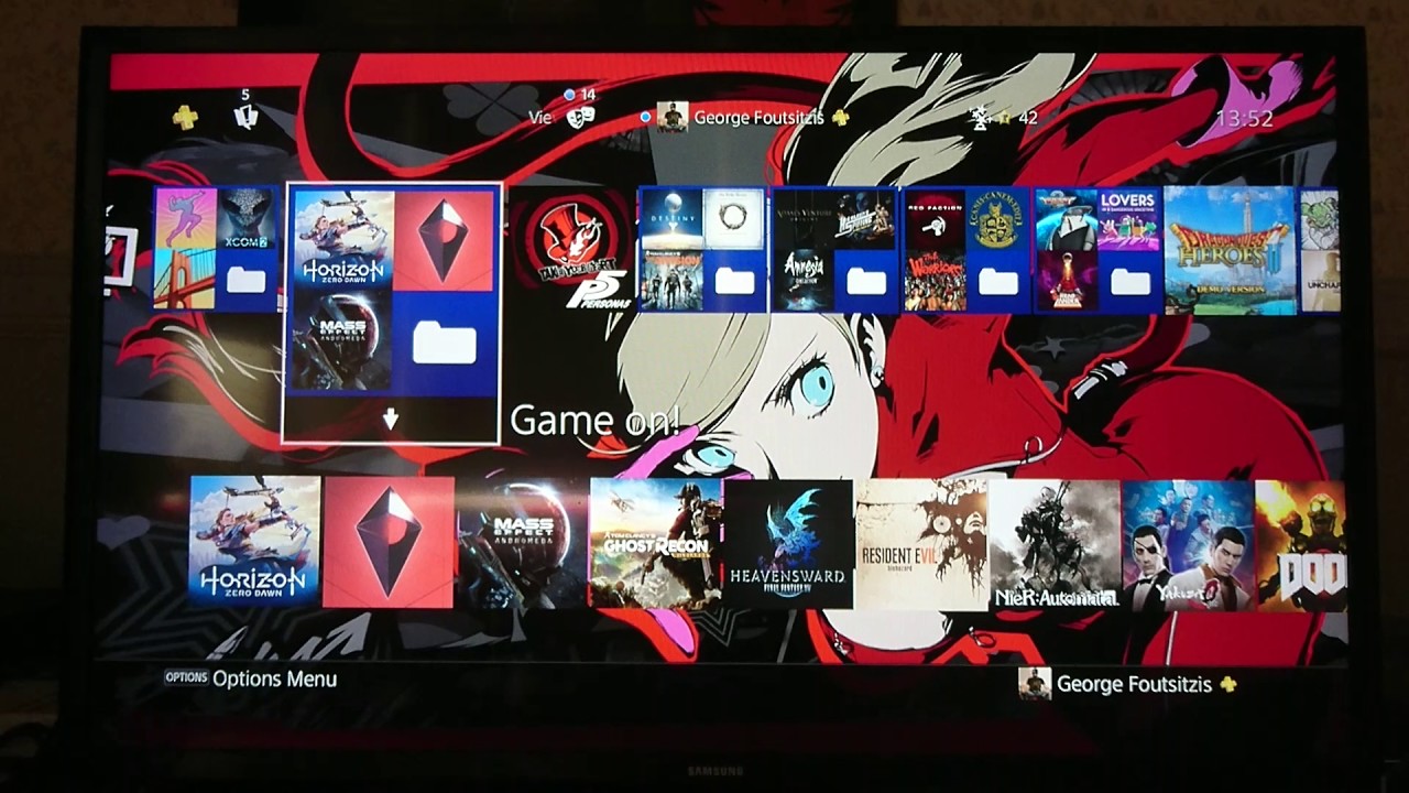 Persona 5 PS4 Dynamic Theme Ann Takamaki. - YouTube