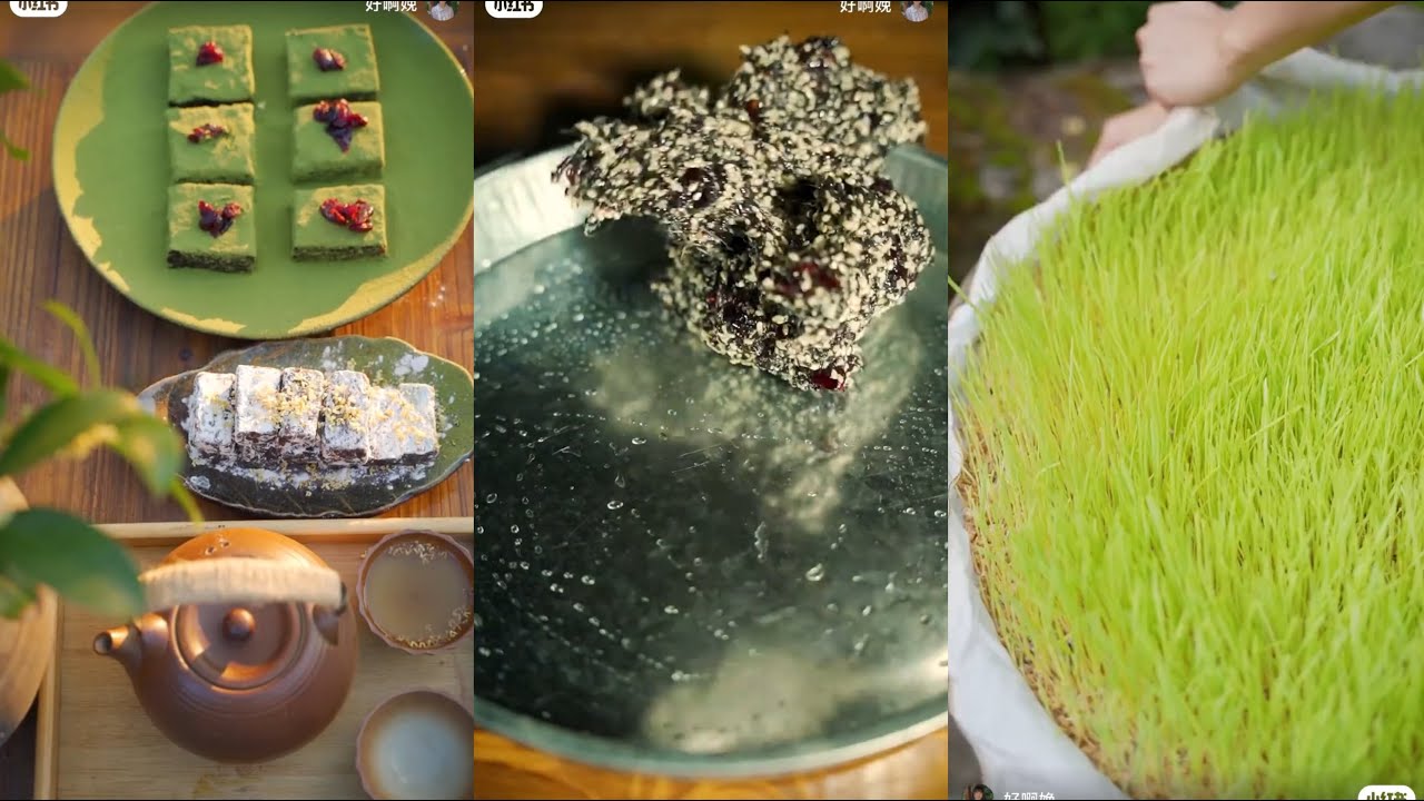 How to cook amazing food Hand-made maltose with osmanthus, a mouthful ...