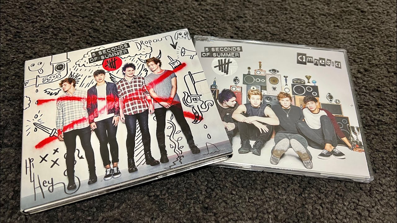 5SOS - Debut Studio Album + Amnesia Single (CD Unboxing) - YouTube