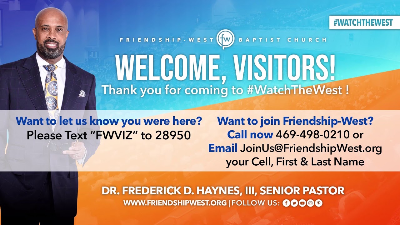 Welcome Visitors At Church