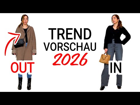 Die 7 größten MODETRENDS 2026: Was ist IN & OUT?