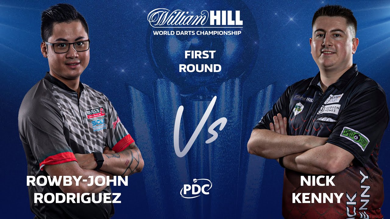 PDC World Darts Championship 2022 Round 1 Rowby-John Rodriguez vs Nick ...