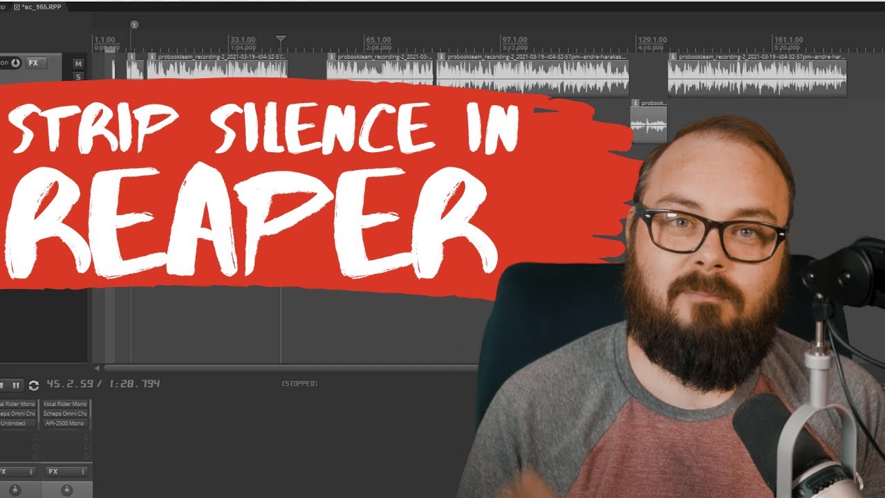 Truncating Silence in REAPER | Strip Silence | Auto Trim/Split | Reaper ...