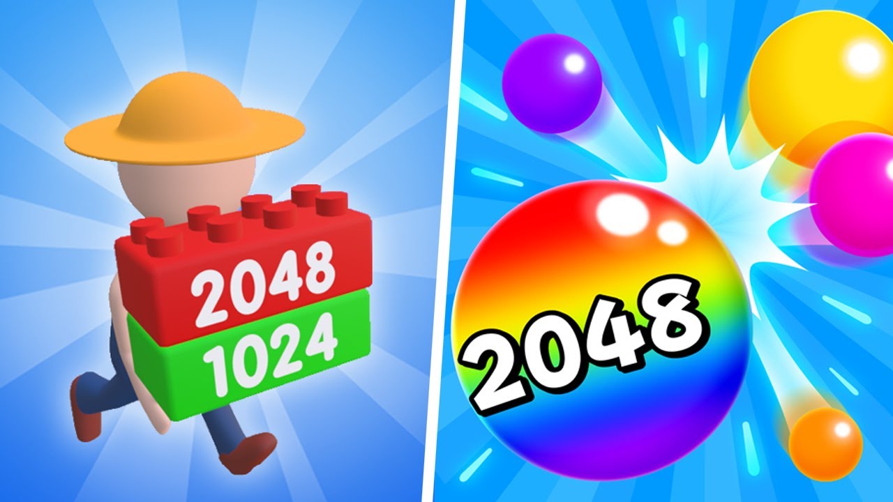 Brick Runner vs Bump Merge 2048 - Max Level Gameplay (Part 1) - YouTube