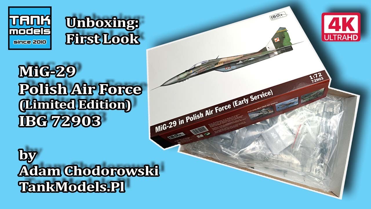 Unboxing #120 - MiG-29 Polish Air Force - IBG 72903 - YouTube