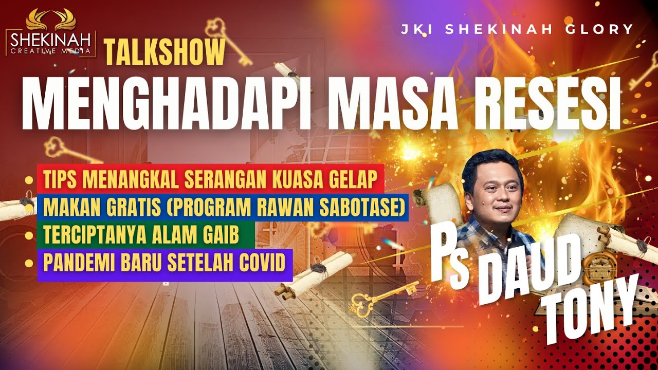 (TALKSHOW) MENGHADAPI MASA RESESI - Ps DAUD TONY - YouTube