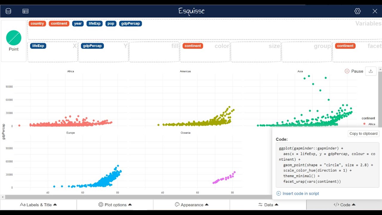 esquisse (R's tableau) - YouTube