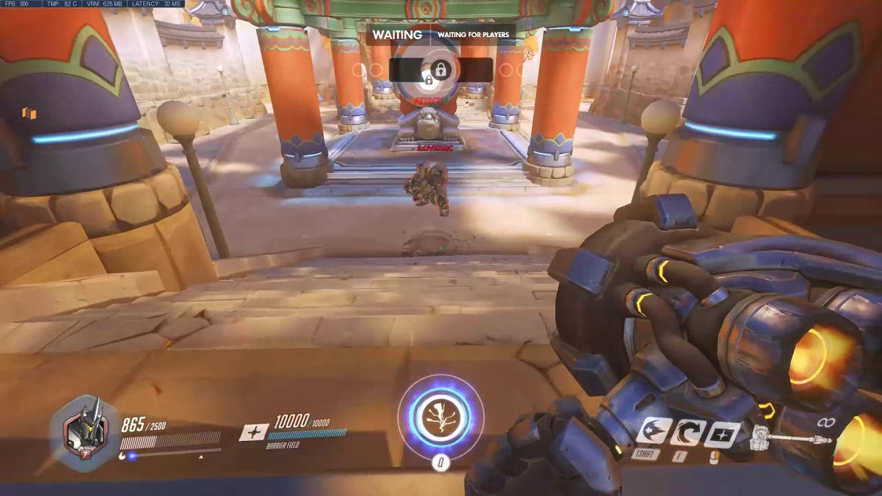 Reinhardt Earth Shatter BUG - Overtwatch GLITCH - YouTube