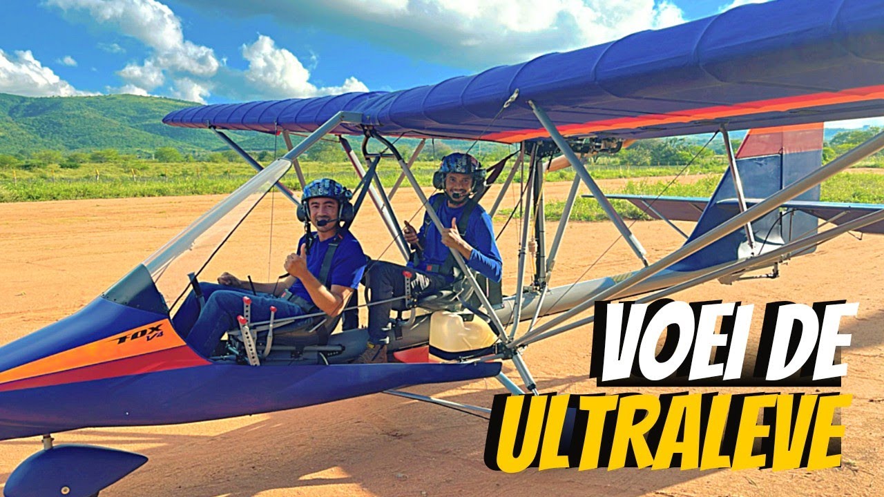 VOAMOS DE AVIÃO ULTRALEVE PELA PRIMEIRA VEZ🛩️ 😱 - YouTube
