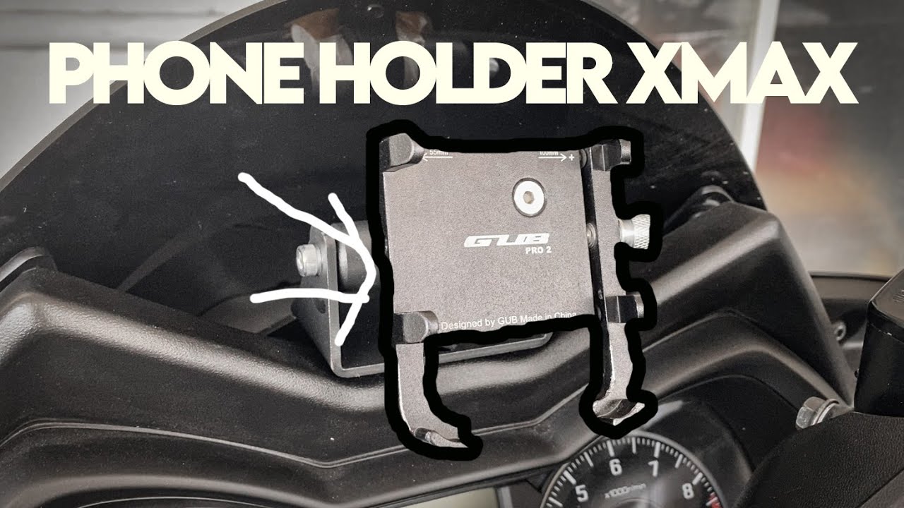 BRACKET HANDPHONE DI MOTOR - YouTube