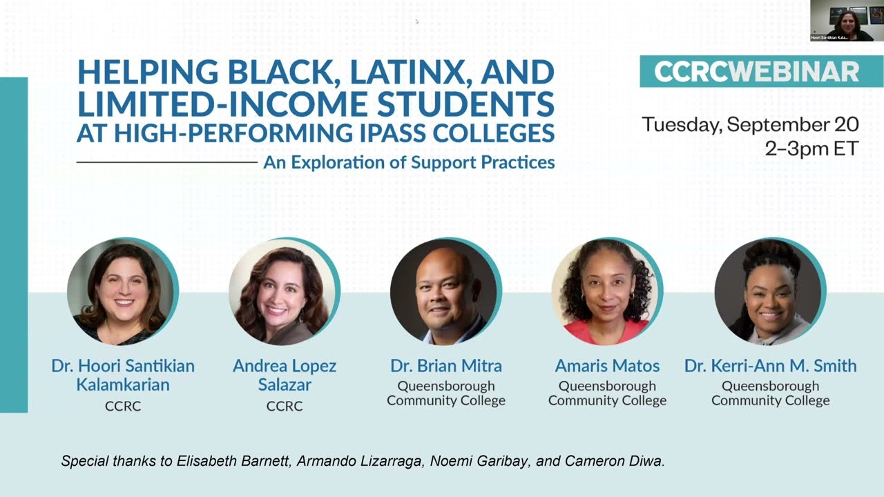 Helping Black, Latinx, and Limited-Income Students at High-Performing ...