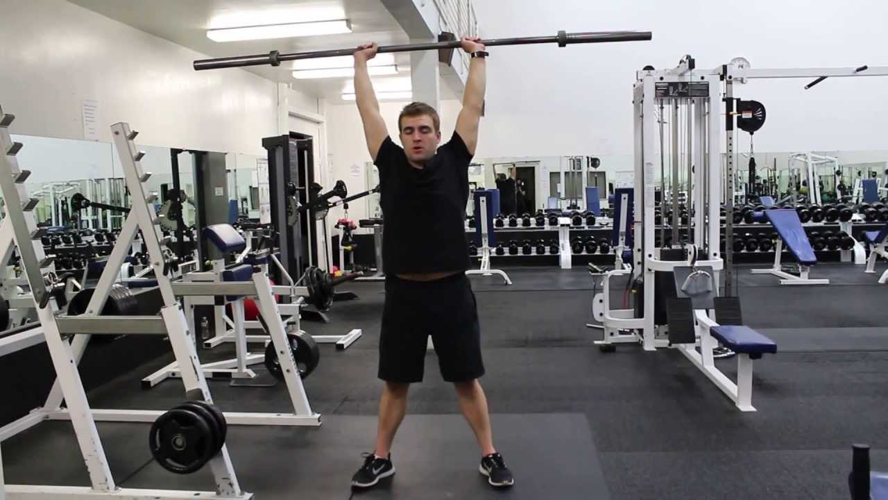 Front Squat to Push Press - YouTube