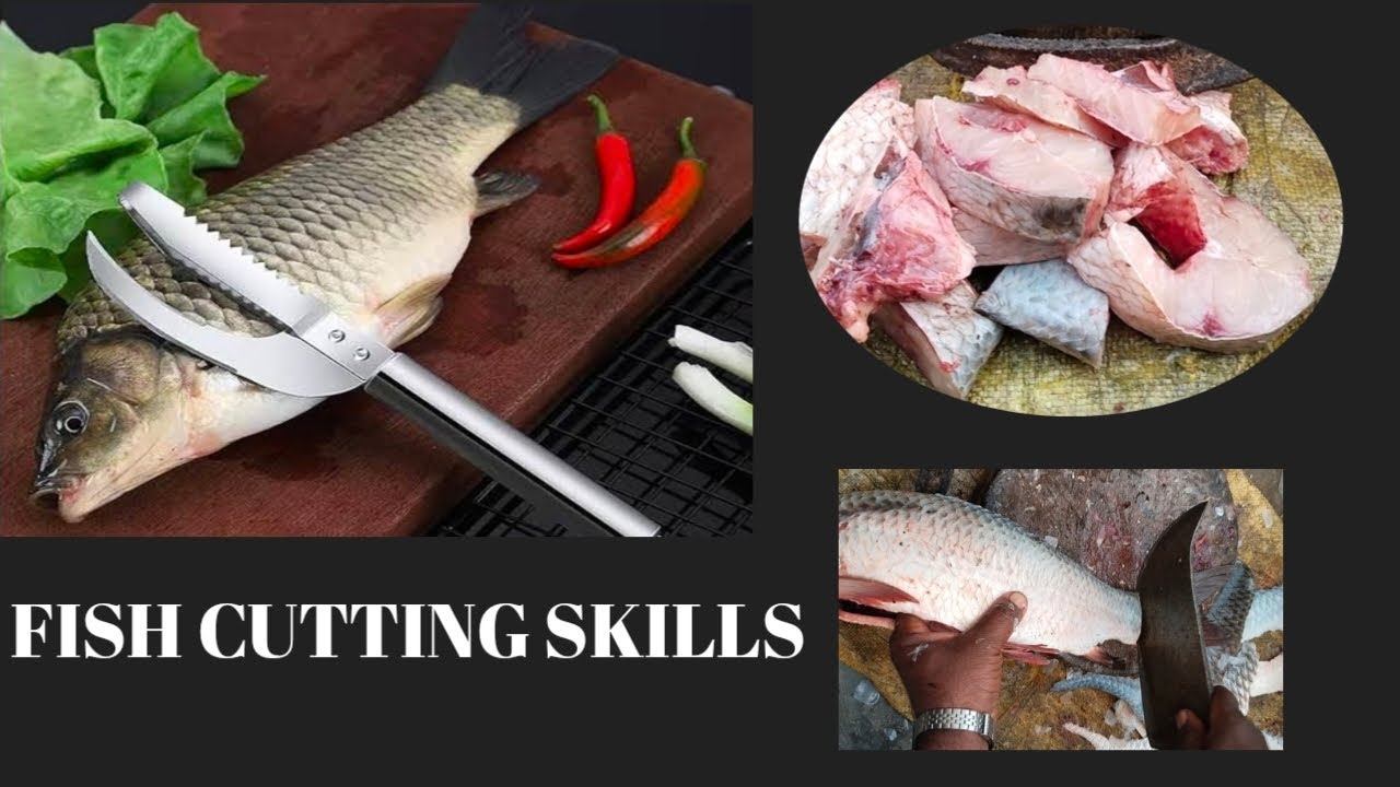 Amazing Cutting Skills |Rohu Fish Cutting Skills By Expert | Machli Saf ...