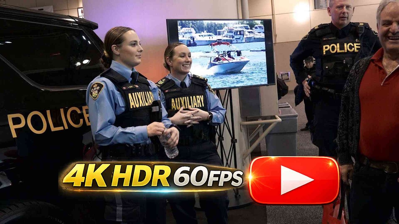 🚓 Ontario Policemen 👮 are the True Stars of the Toronto Autoshow 2023 🏎 ...