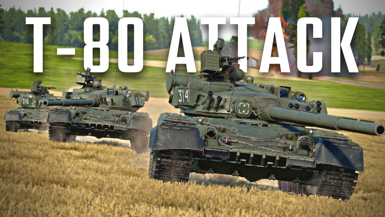 Leading a T-80B Tank Company to Attack US NATO Forces in Gunner HEAT PC - YouTube