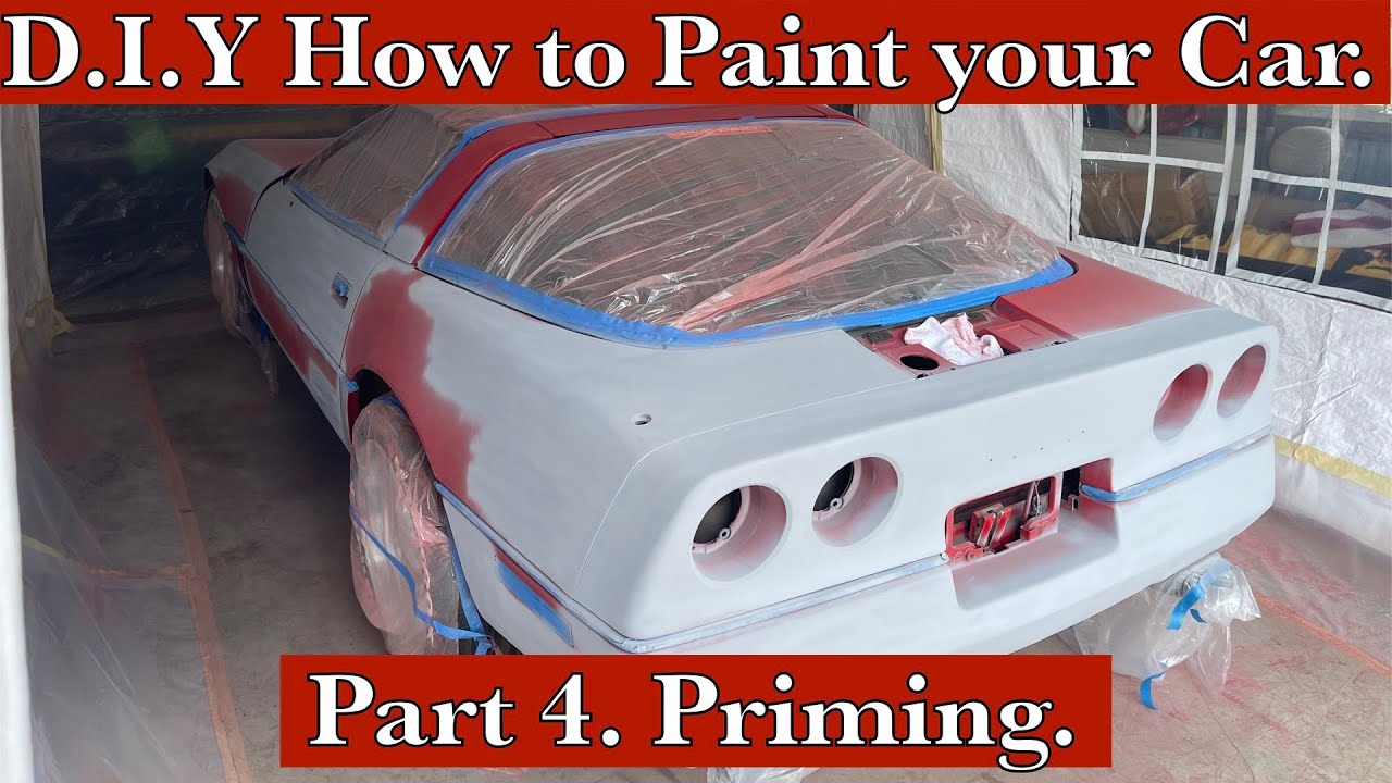 D.I.Y How to Paint your Car. Part 4. Priming - YouTube