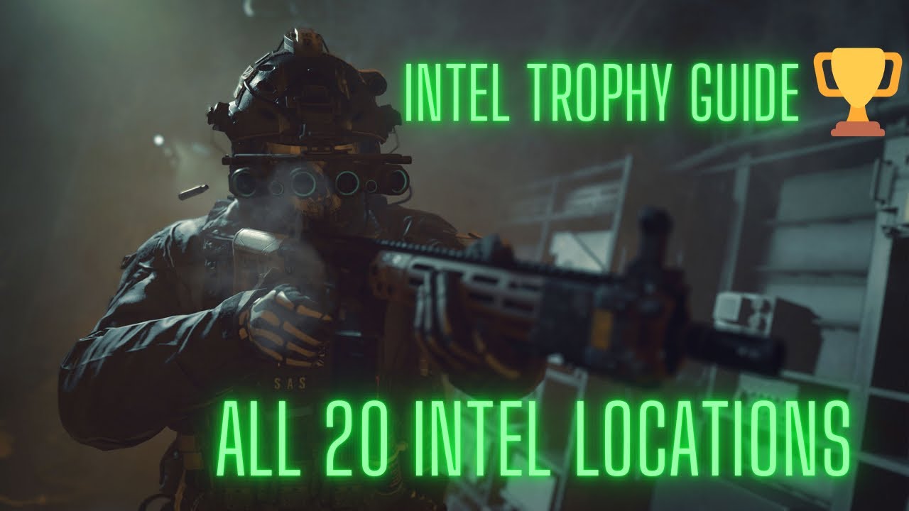 Call Of Duty Modern Warfare 2 All 20 intel locations! - YouTube