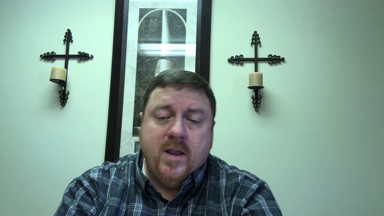 Pastor Conrad. Highlights of Jesus’ last week - YouTube