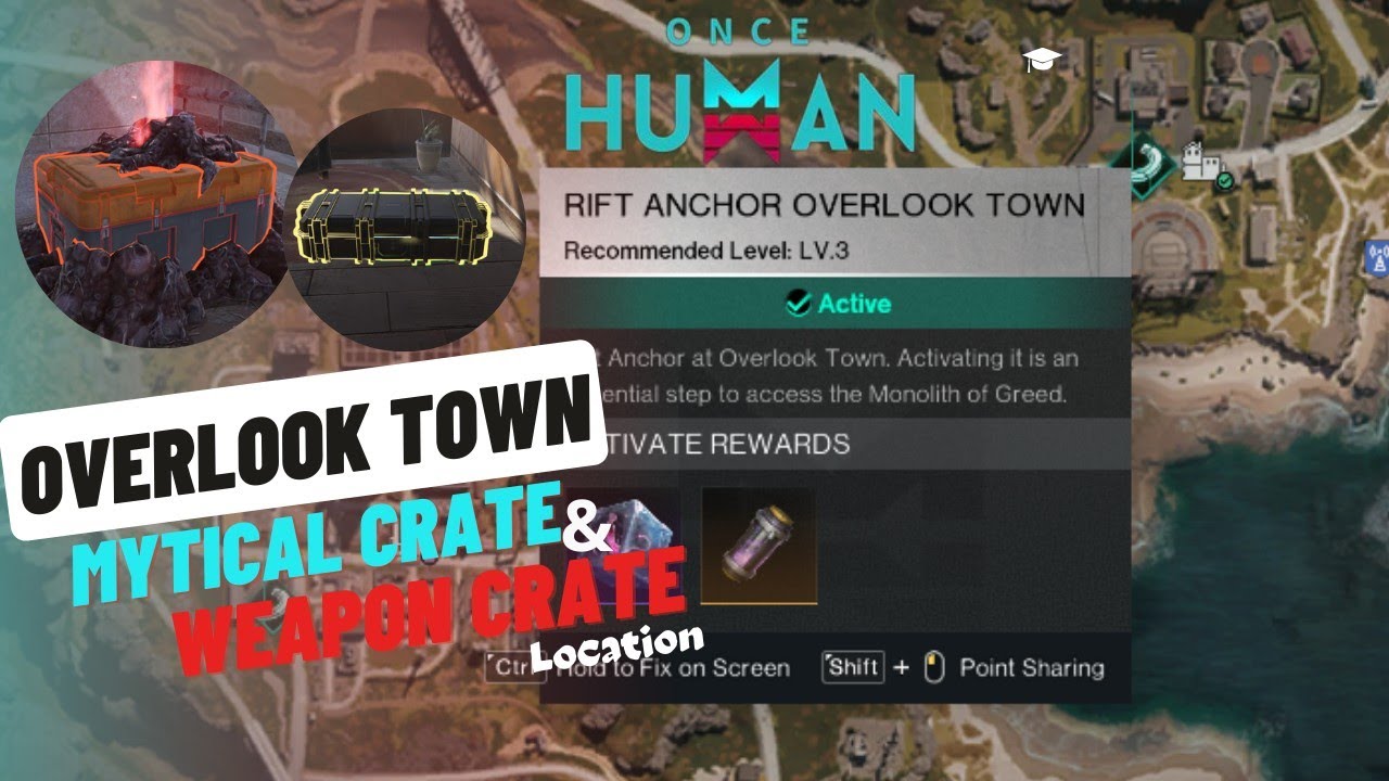 Overlook Town Mystical Treasure & Weapon Crate Location - Once Human ...