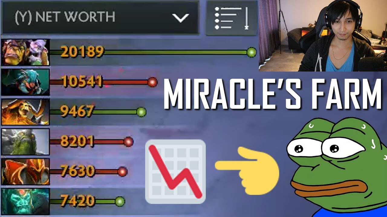MIRACLE'S FARM monkaS | WATCHING TI8 (SingSing Dota 2 Highlights #1214 ...