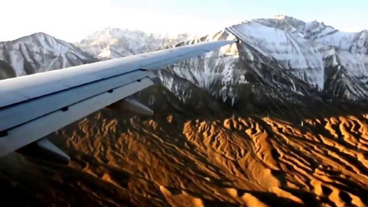 Landing at Leh Airport in Ladakh India AVI - YouTube