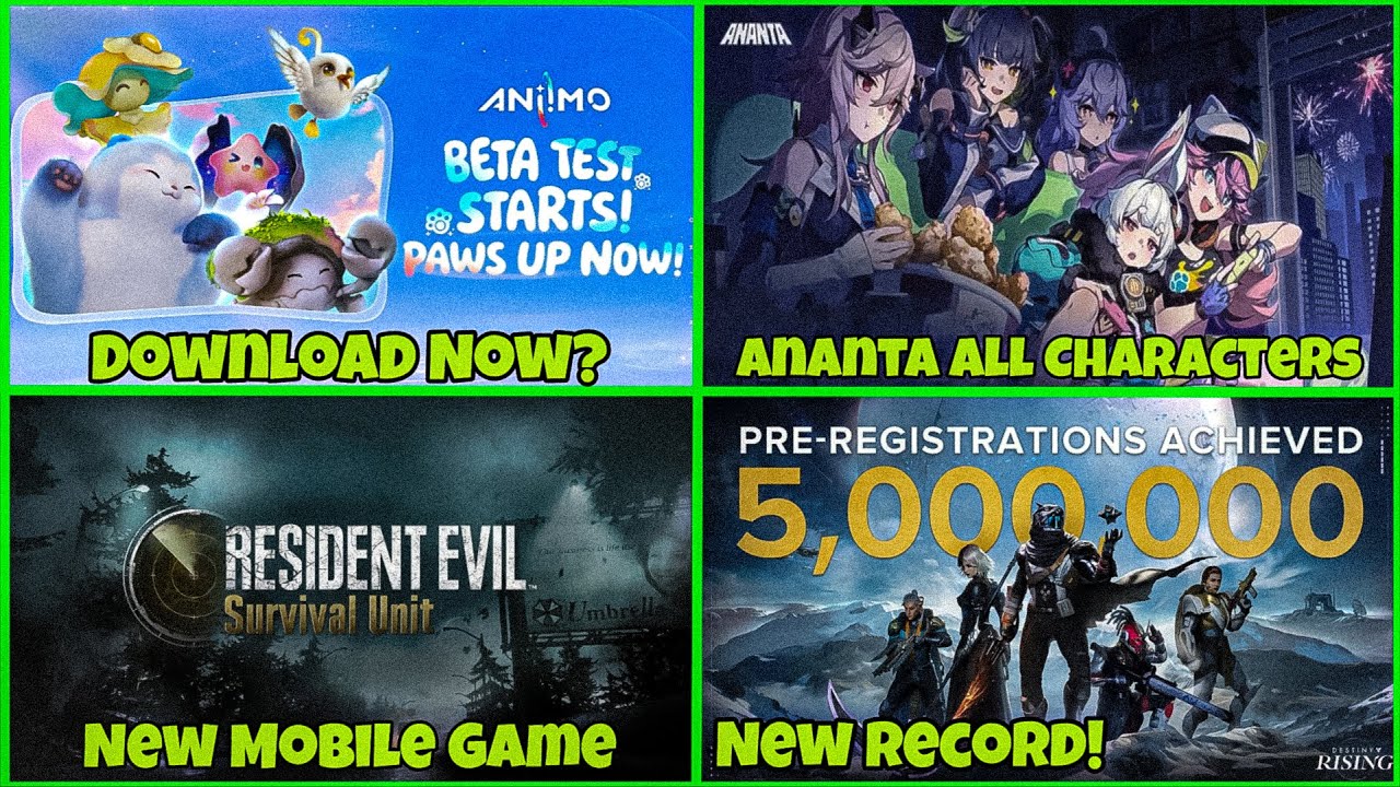 Aniimo Download?, COC Shutdown?, Resident Evil Mobile, Ananta All ...