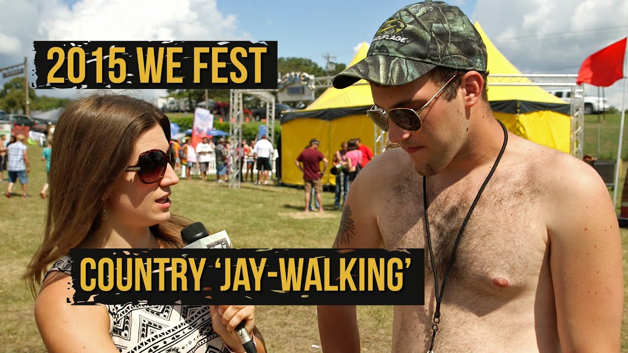 Country 'Jay-Walking' at WE Fest 2015 - YouTube