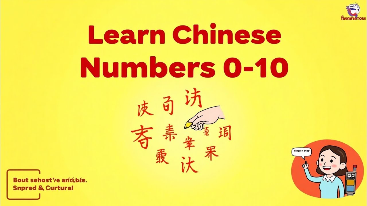 Quick and Easy Way to Learn Chinese Numbers 0-10 - YouTube