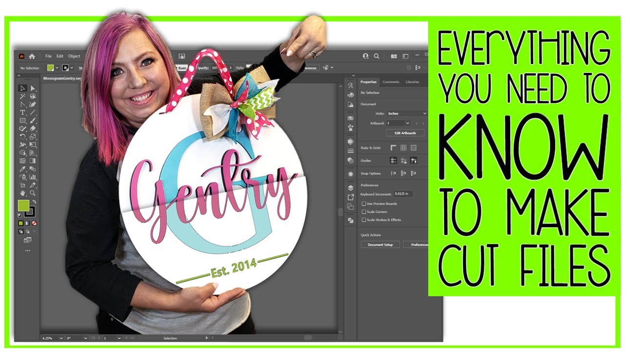 How to Make a Laser Cut File with Adobe Illustrator for Glowforge - YouTube