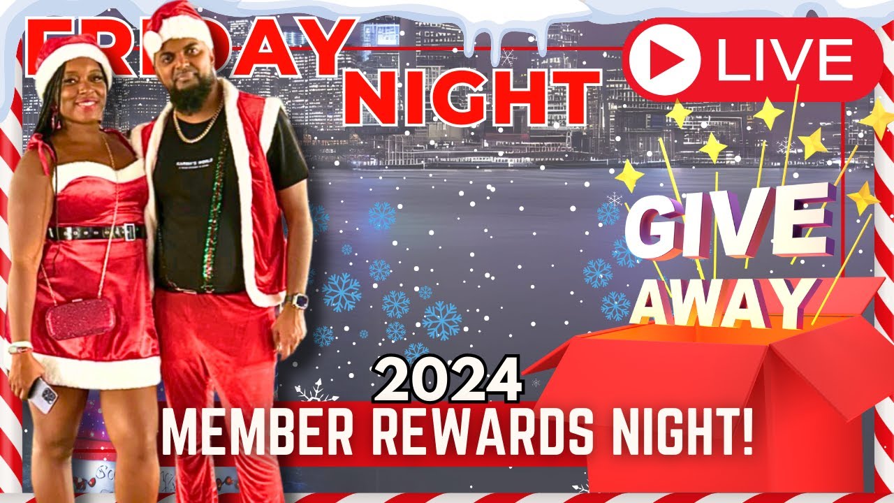 FREE CRUISE GIVEAWAY!!! Member Rewards Night LIVE - YouTube