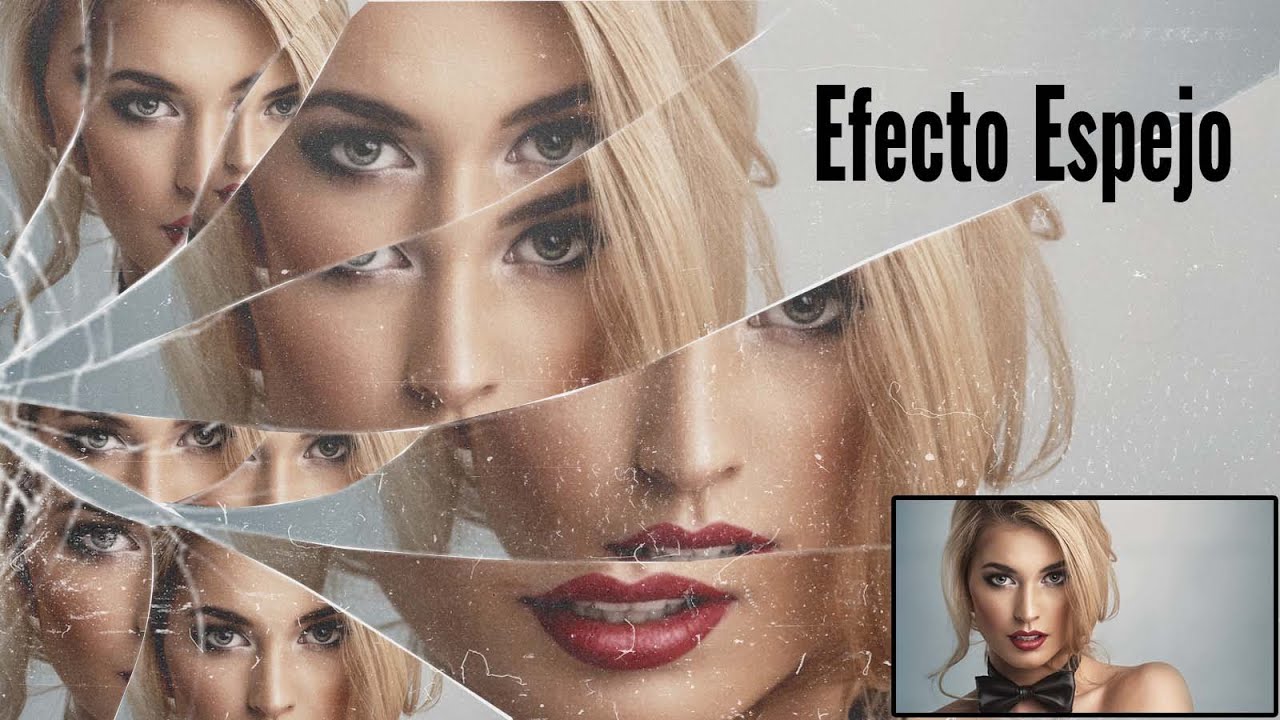 Cómo Crear Efecto Espejo Roto en Photoshop | Tutorial de Photoshop ...