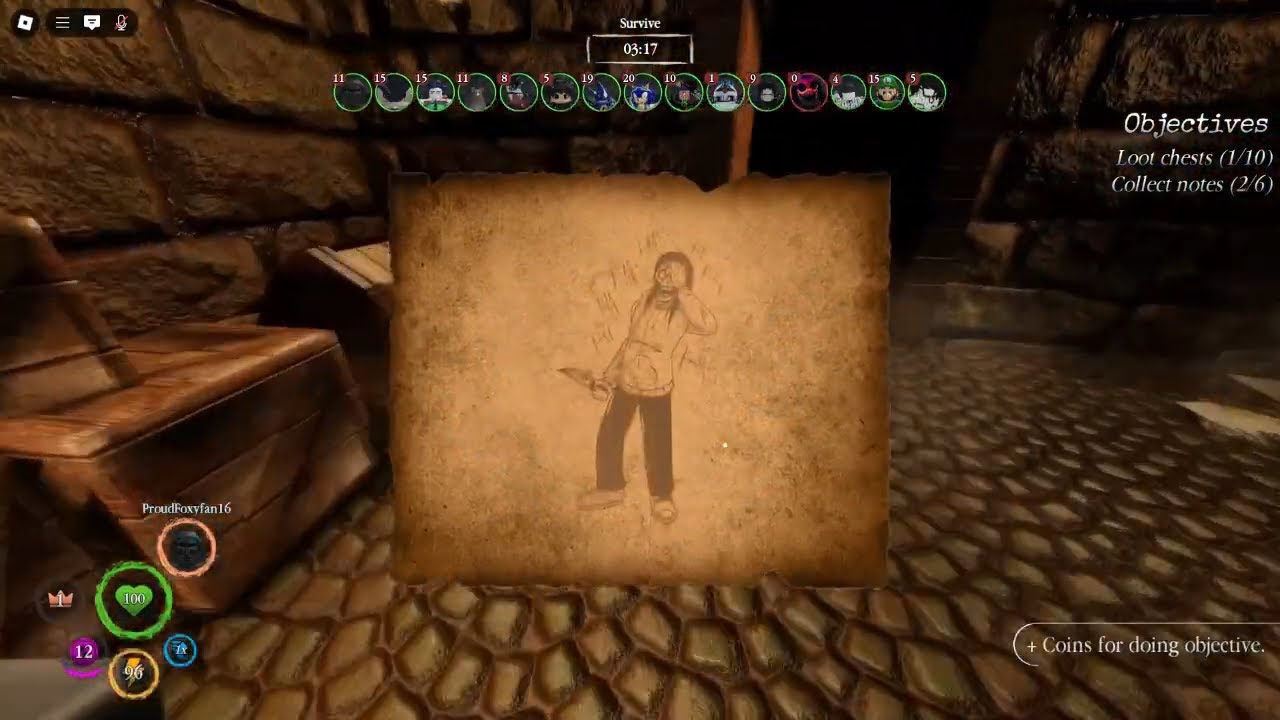 Jeff The Killer Note In The Dungeon Map (Pillar Chase 2) - YouTube