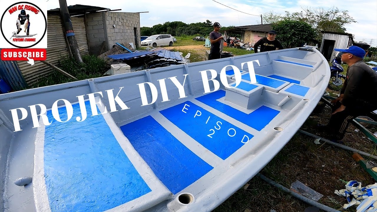 Vlog 126 - Cat Lantai Bot | Projek DiY Bot | Episod 2 - YouTube
