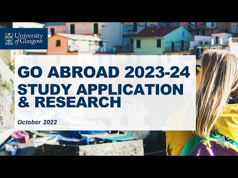 Go Abroad 2023-24 - Study Application and Research - YouTube