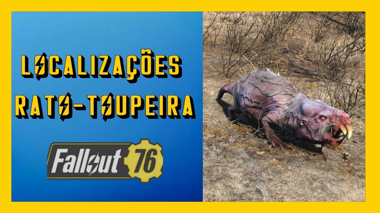 Fallout 76: Localizações Rato-Toupeira - YouTube