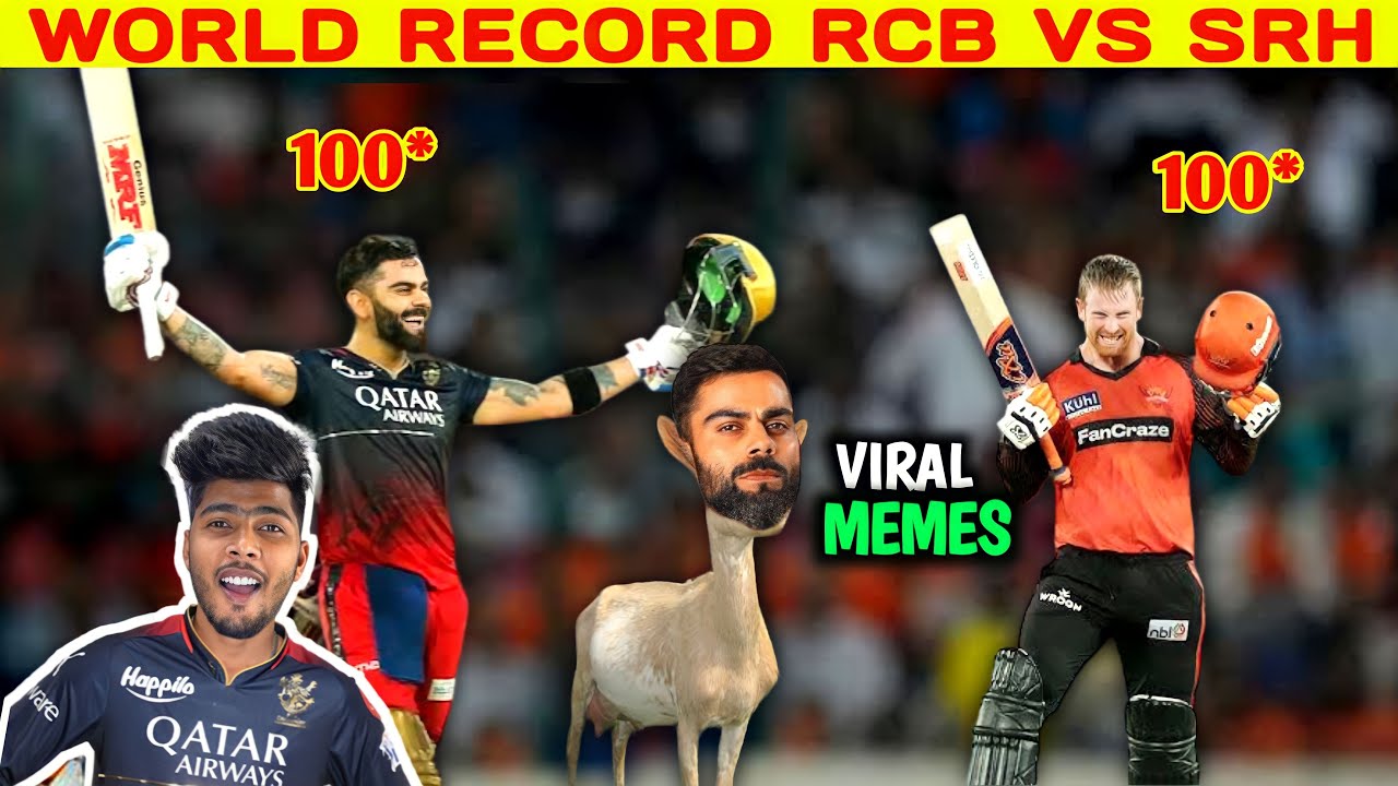 RCB VS SRH Viral Memes - YouTube