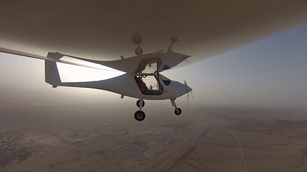 The flight of the Pipistrel Sinus aircraft converted into UAV - YouTube
