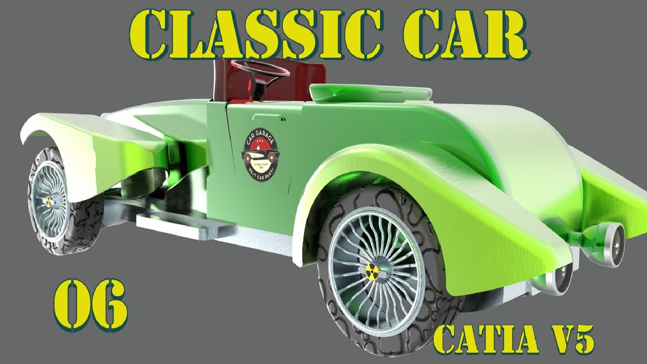 Classic Car Design in Catia | PART -06 |Car Modeling in Catia 2021 ...