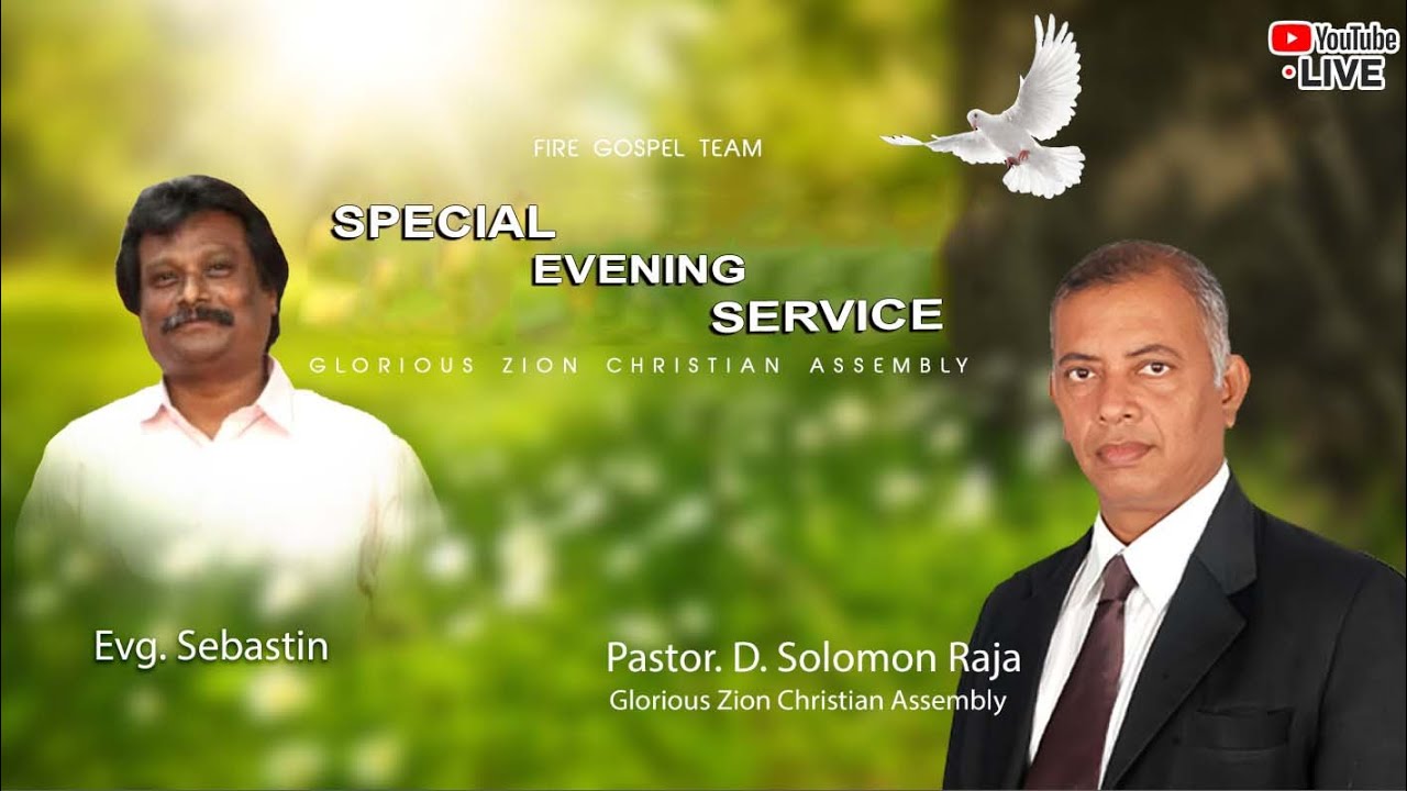SUNDAY EVENING SERVICE | PRAISE & WORSHIP | Pr. Solomon Raja | Evg ...
